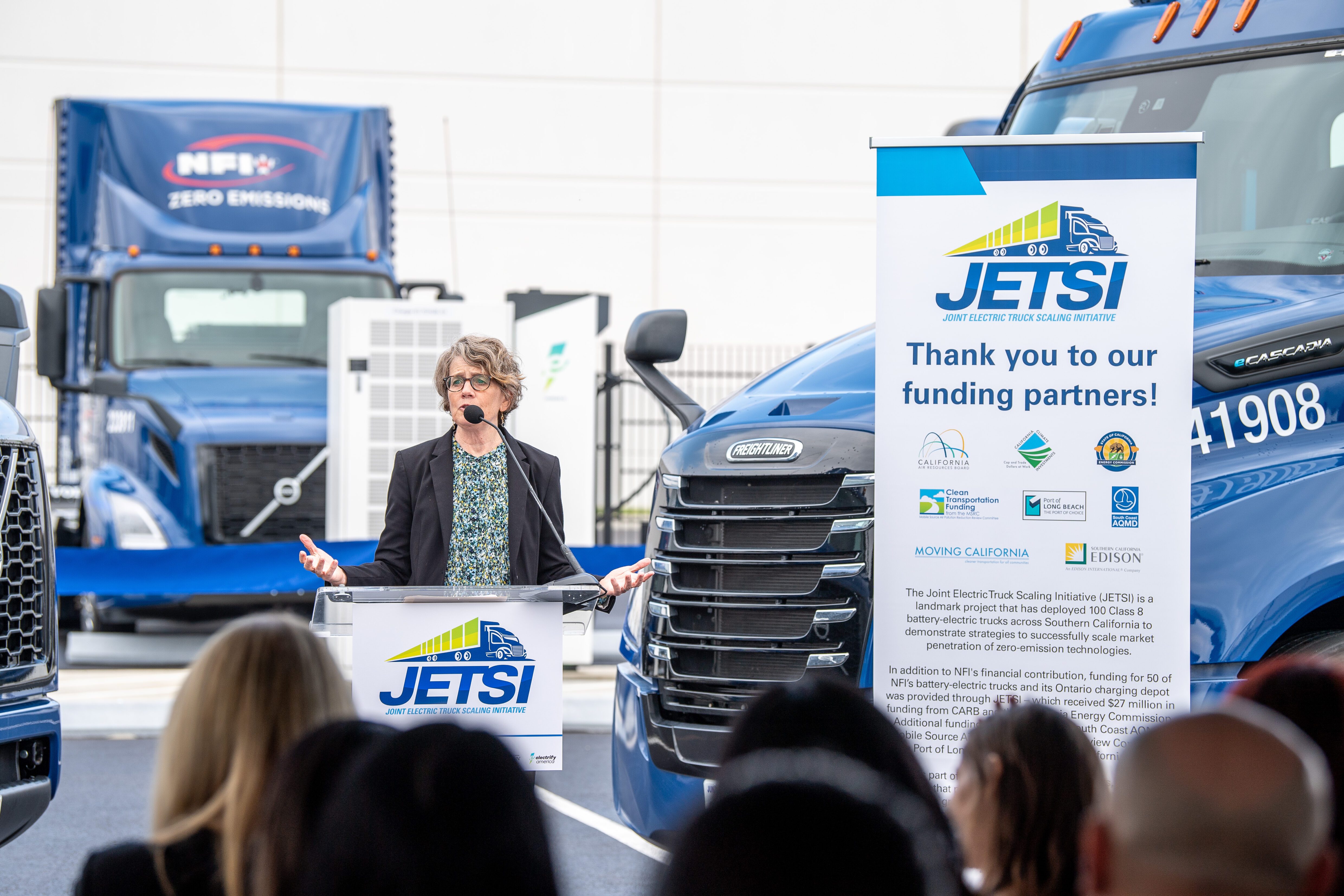 NFI Battery-Electric Depot Ribbon Cutting Event | JETSI