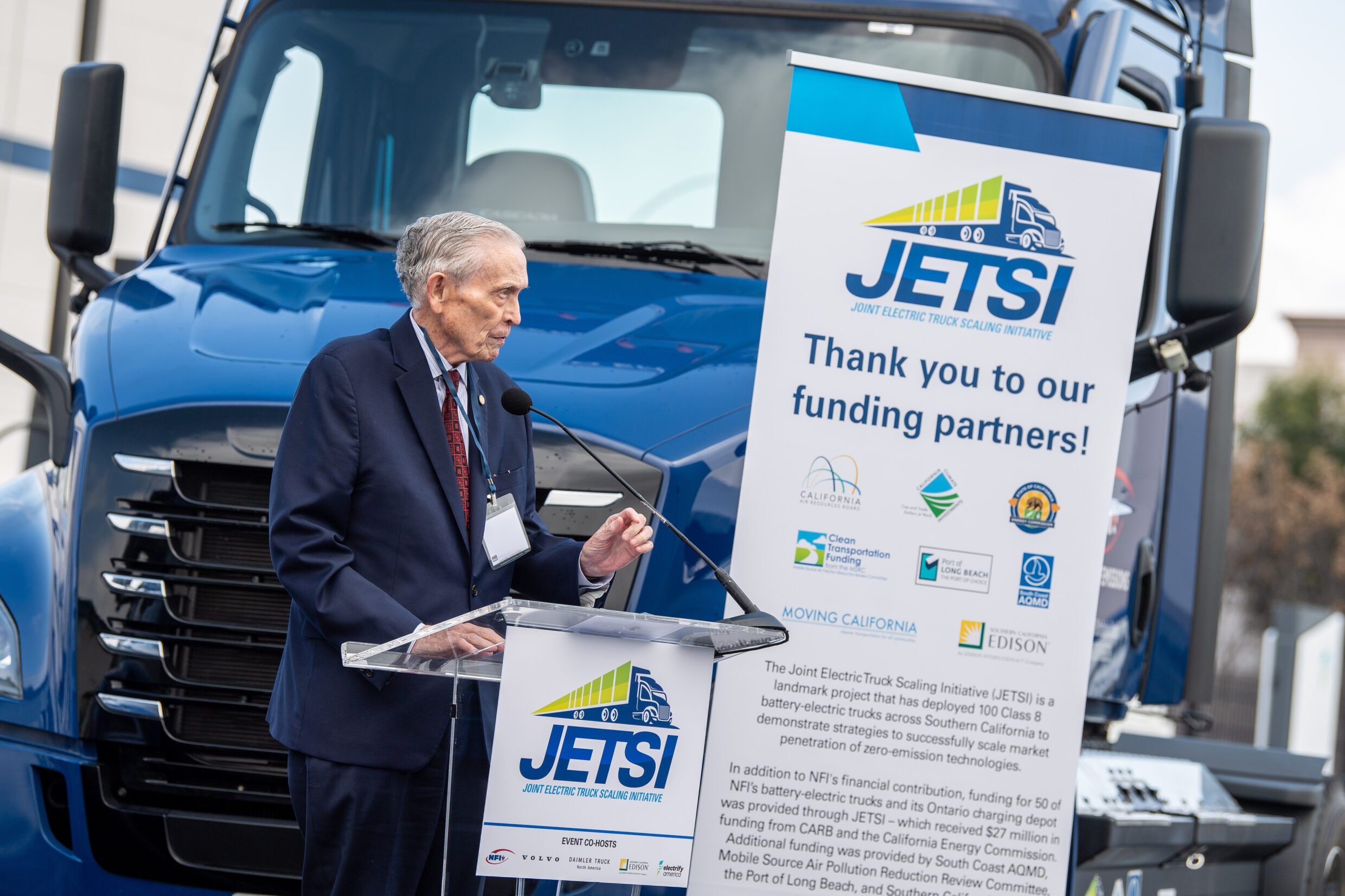 NFI Battery-Electric Depot Ribbon Cutting Event | JETSI