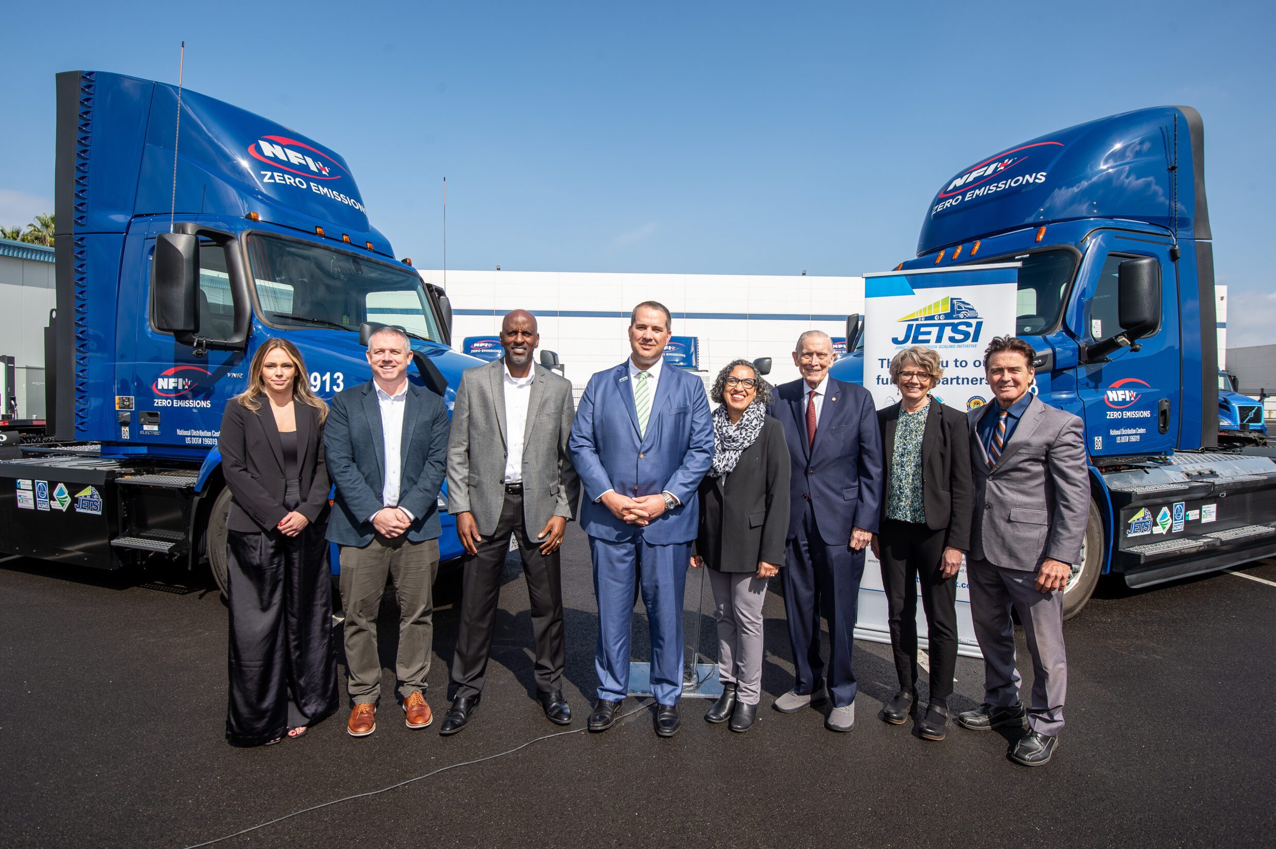 NFI Battery-Electric Depot Ribbon Cutting Event | JETSI